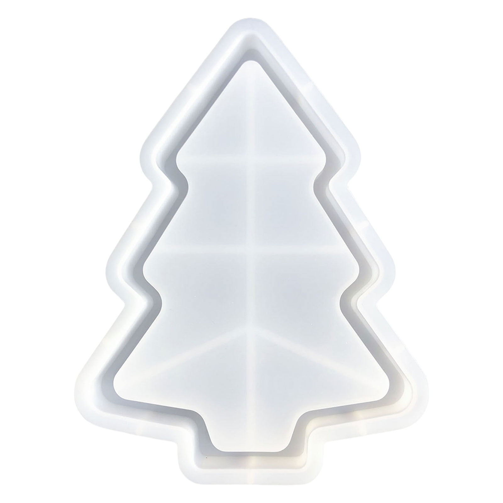 Silicone Serving Platter Mould Christmas Tree Shaped Dish Molds Epoxy ...