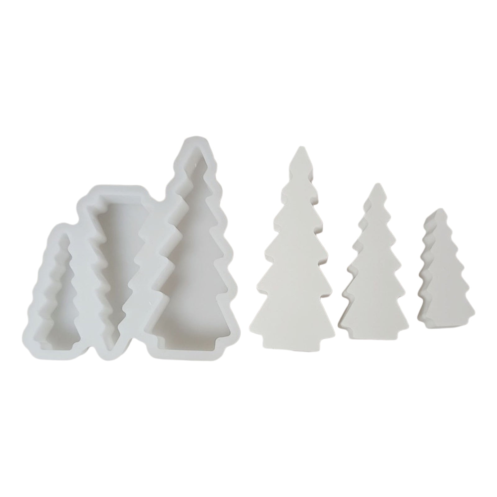 Christmas Tree Silicone Mold for Soap Epoxy Resin - Holiday Baking ...
