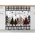 Christmas Tree Sink Skirt 10"W x 11"L, Dustproof Under Sink Curtain ...