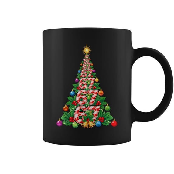 Christmas Tree Six Seven Holiday Festive Lovers Coffee Mugs - Walmart.com