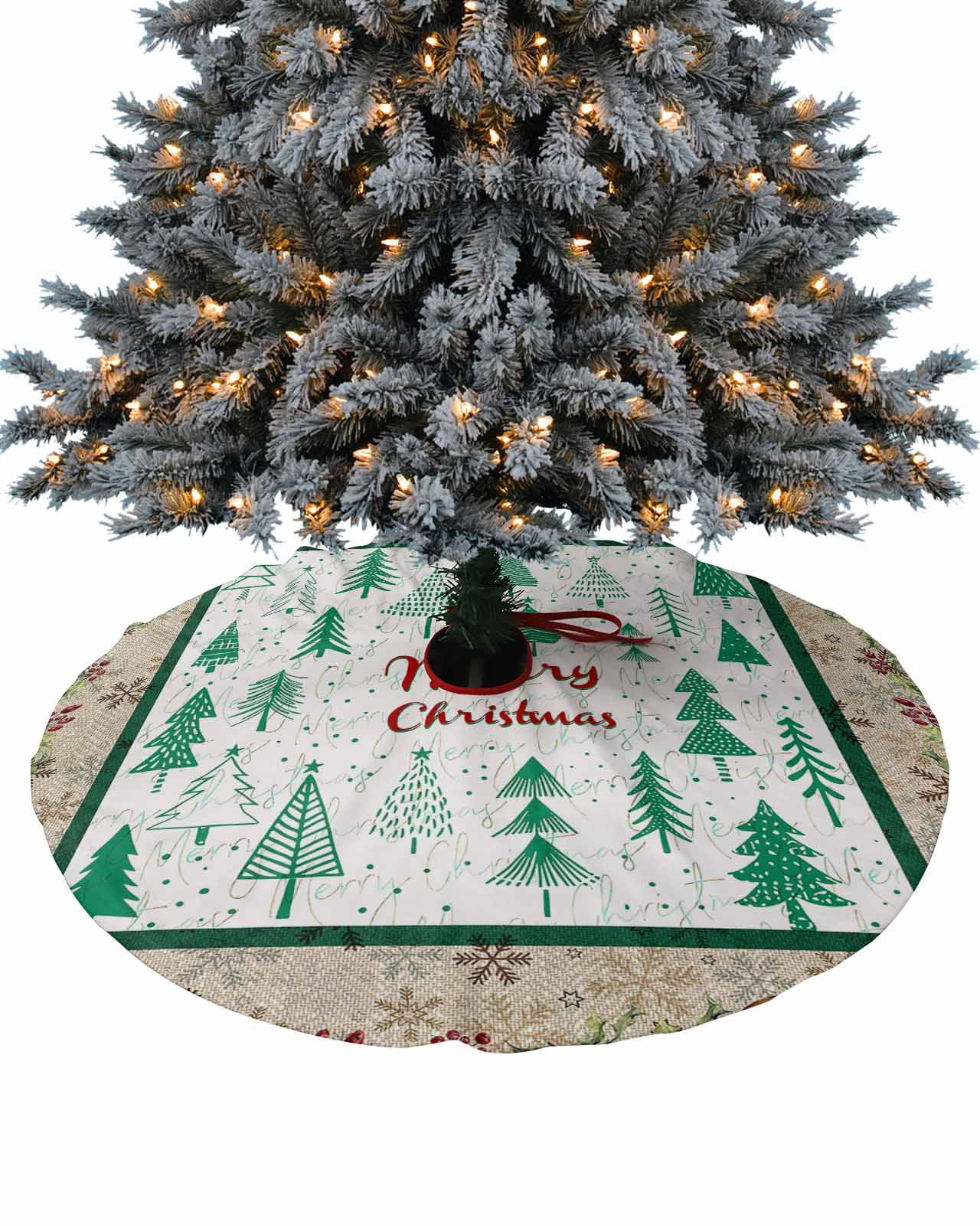 Christmas Tree Christmas Tree Skirt 36 Inches Large Christmas Skirt ...