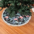 Christmas Tree Skirt, Bird Night Blue Forest Christmas Tree Decorations ...