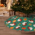 Christmas Tree Skirt - Cartoon Turkey Halloween Tree Skirt Winter Fall ...