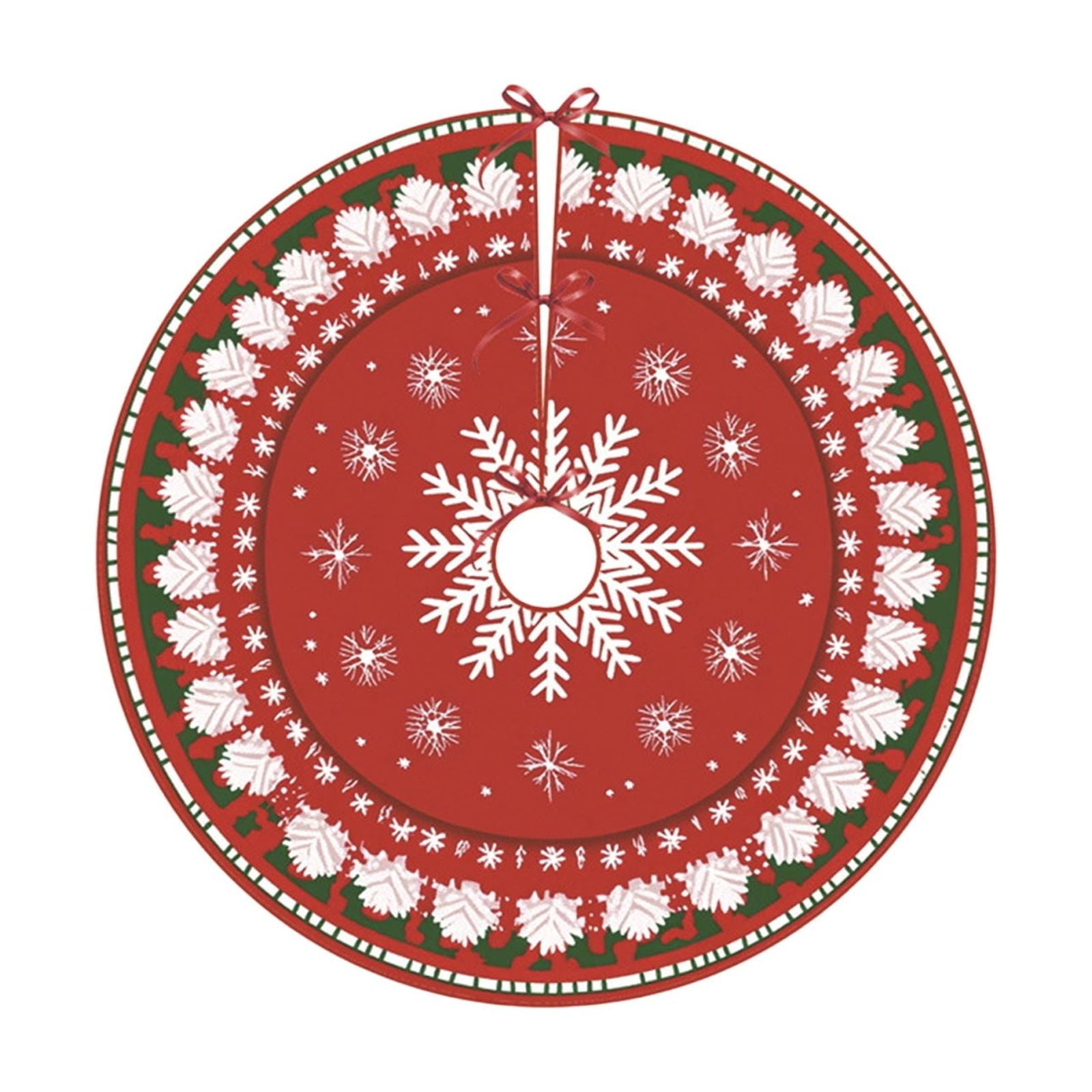 Christmas Tree Skirt Christmas Tree Skirt, 90cm Diameter, Washable ...