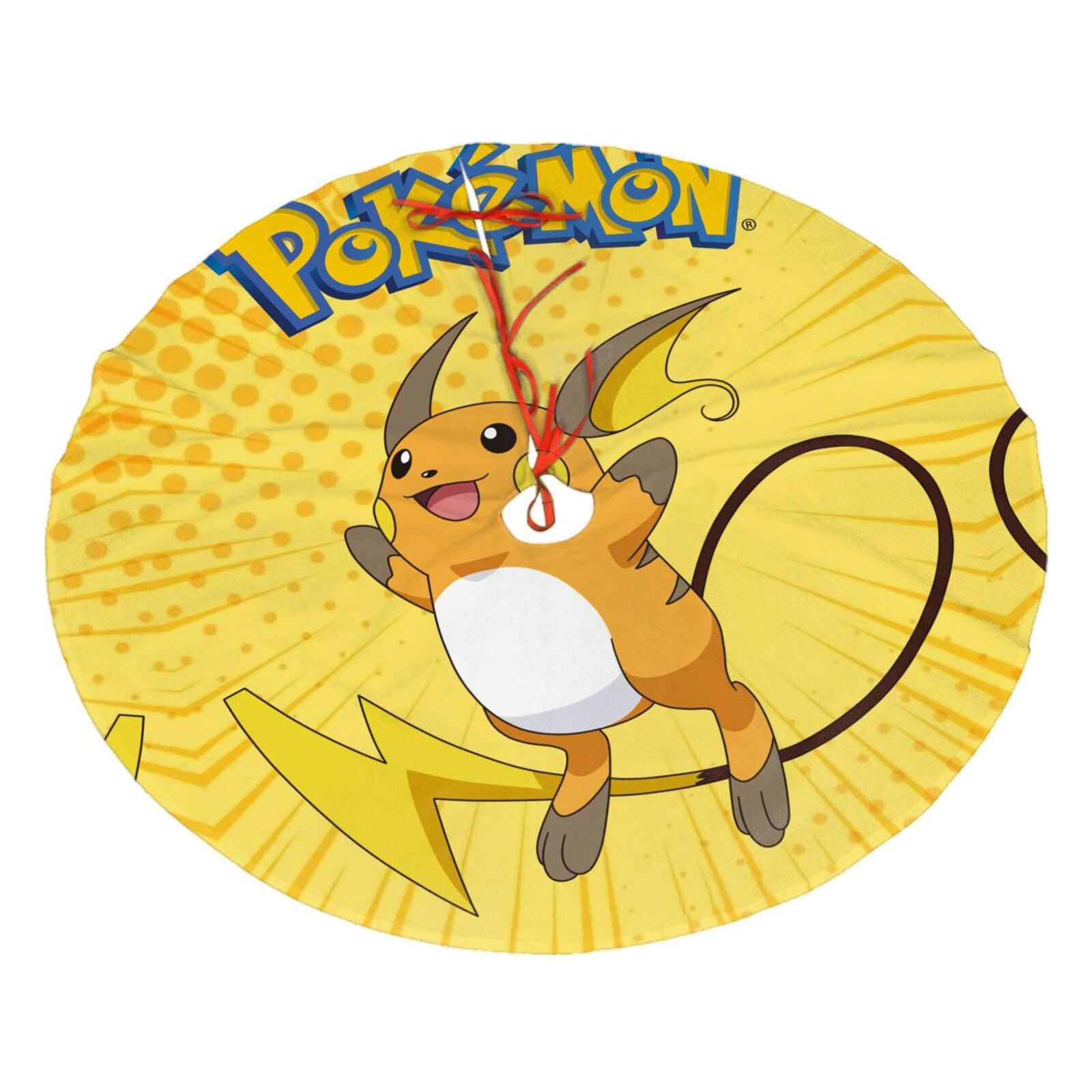 Christmas Tree Skirt Decorations Pokémon-Pikachu Raichu Christmas Tree ...