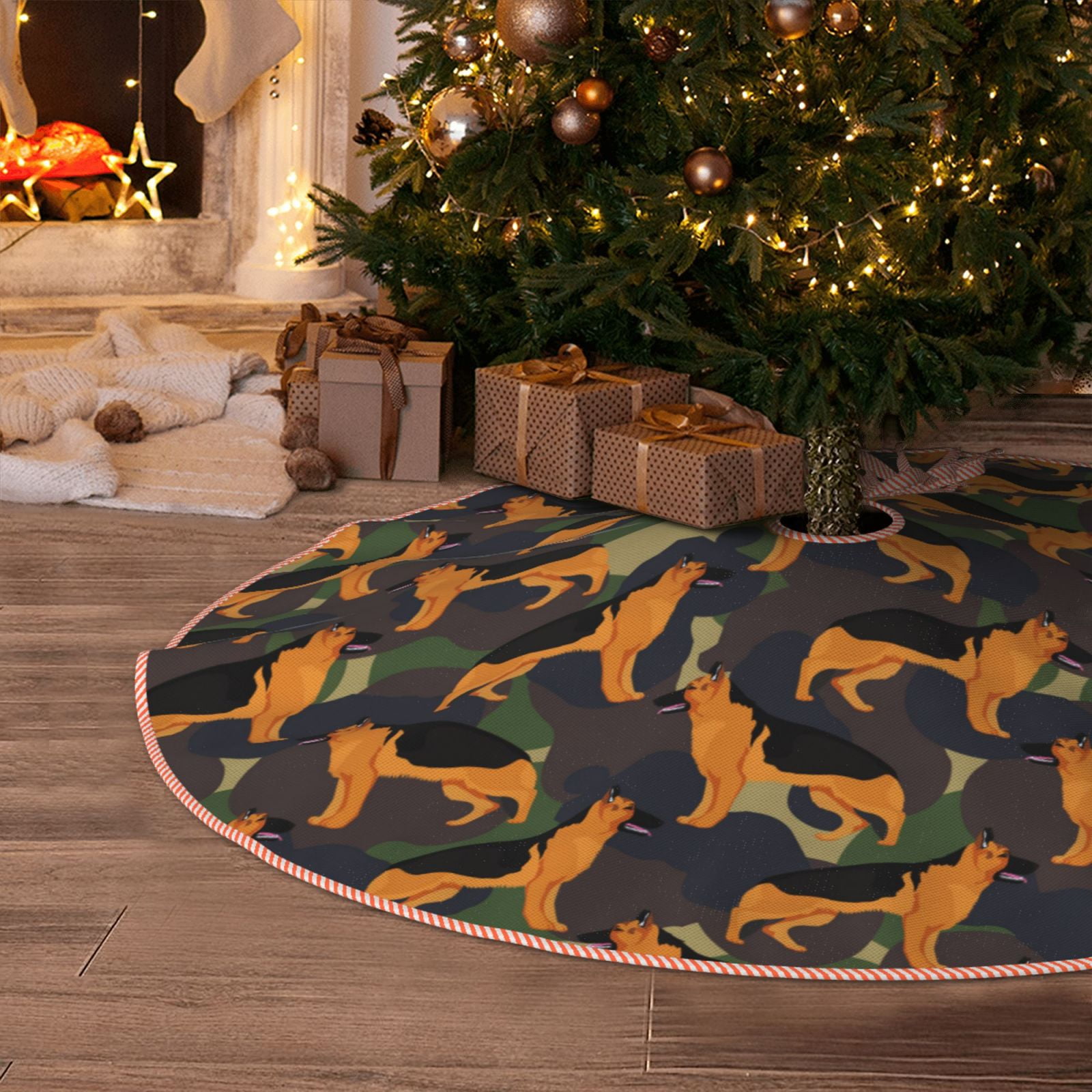 Christmas Tree Skirt - German Shepherd Dog No.1006 Halloween Tree Skirt ...
