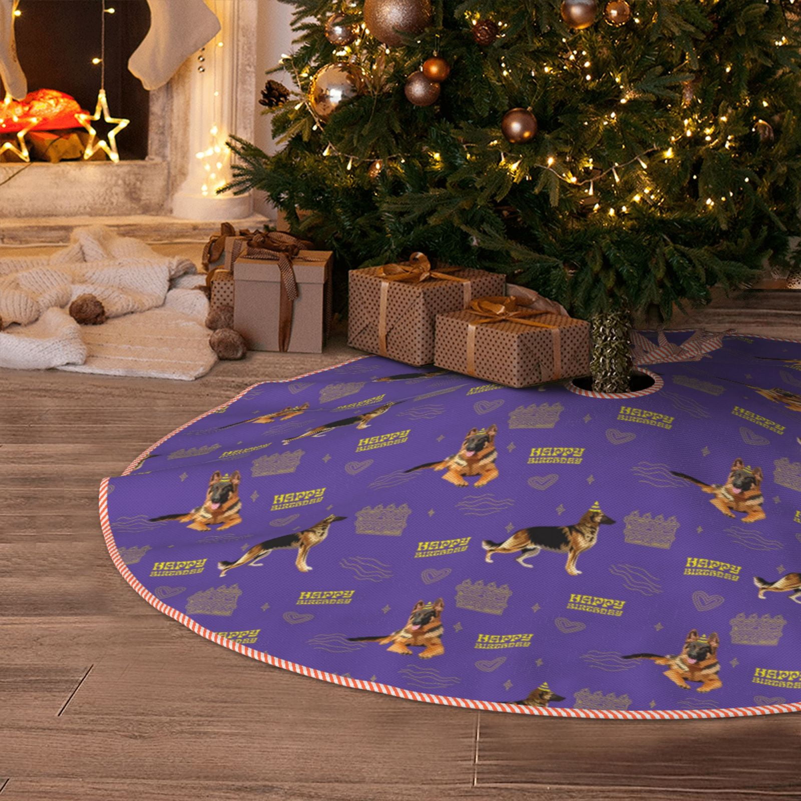 Christmas Tree Skirt - German Shepherd Dog No.1019 Halloween Tree Skirt ...