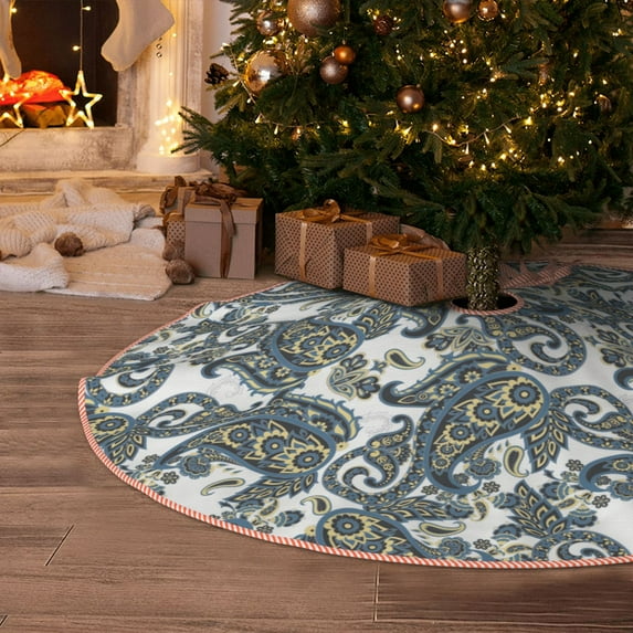 Christmas Tree Skirt - Paisley Print No.J911 Halloween Tree Skirt ...