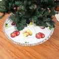Christmas Tree Skirt, Potato tomato onion Christmas Tree Decorations ...