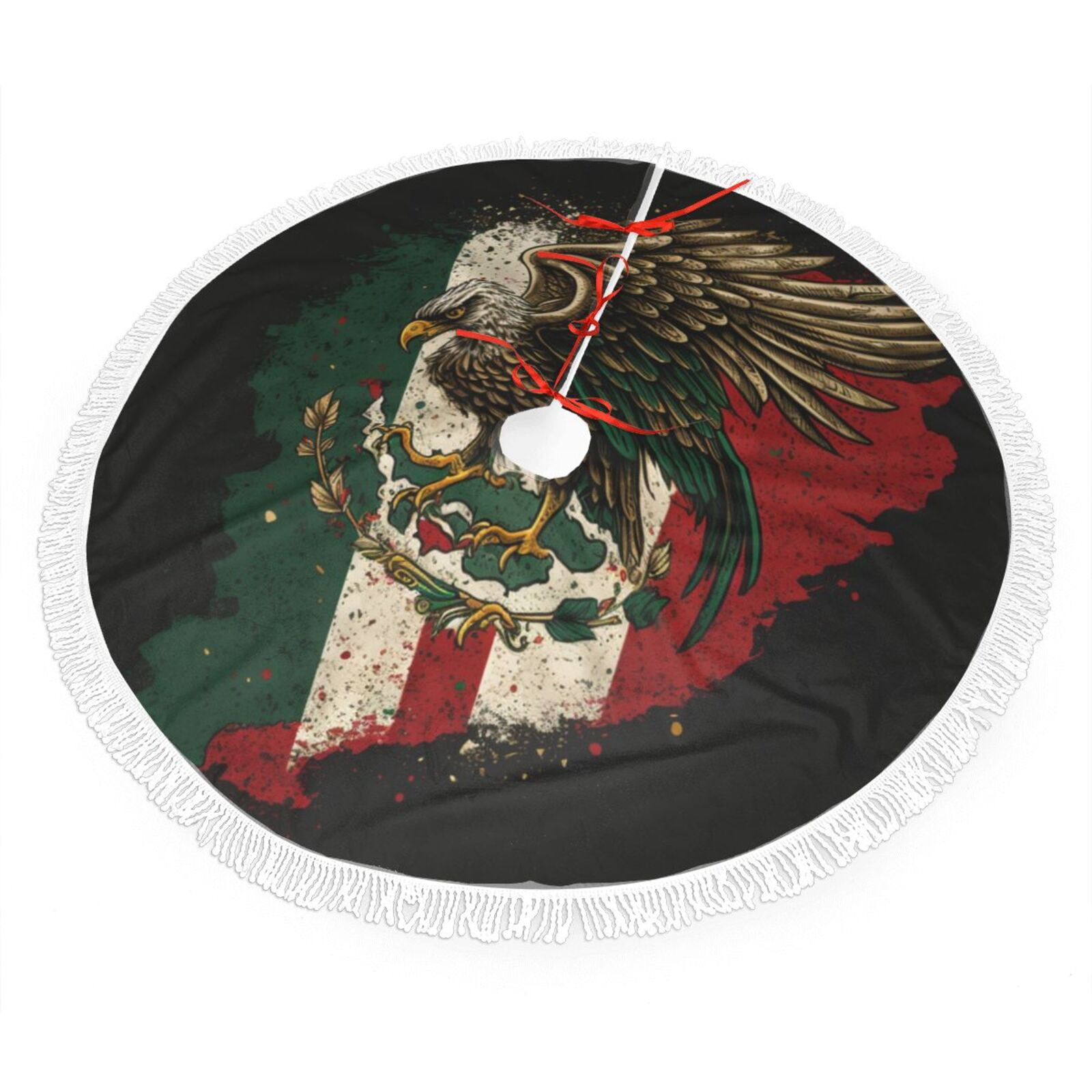 Christmas Tree Skirt Xmas Tree Mat Decorations for Holiday Party Decor ...