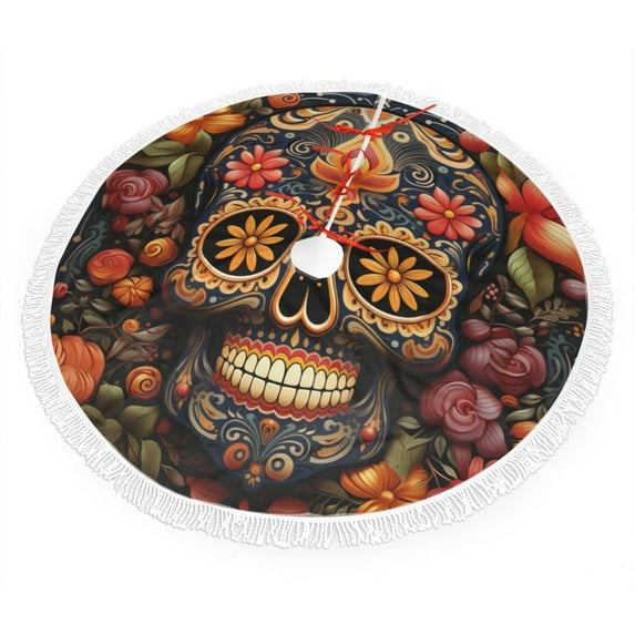 Christmas Tree Skirt Xmas Tree Mat Decorations for Holiday Party Decor ...