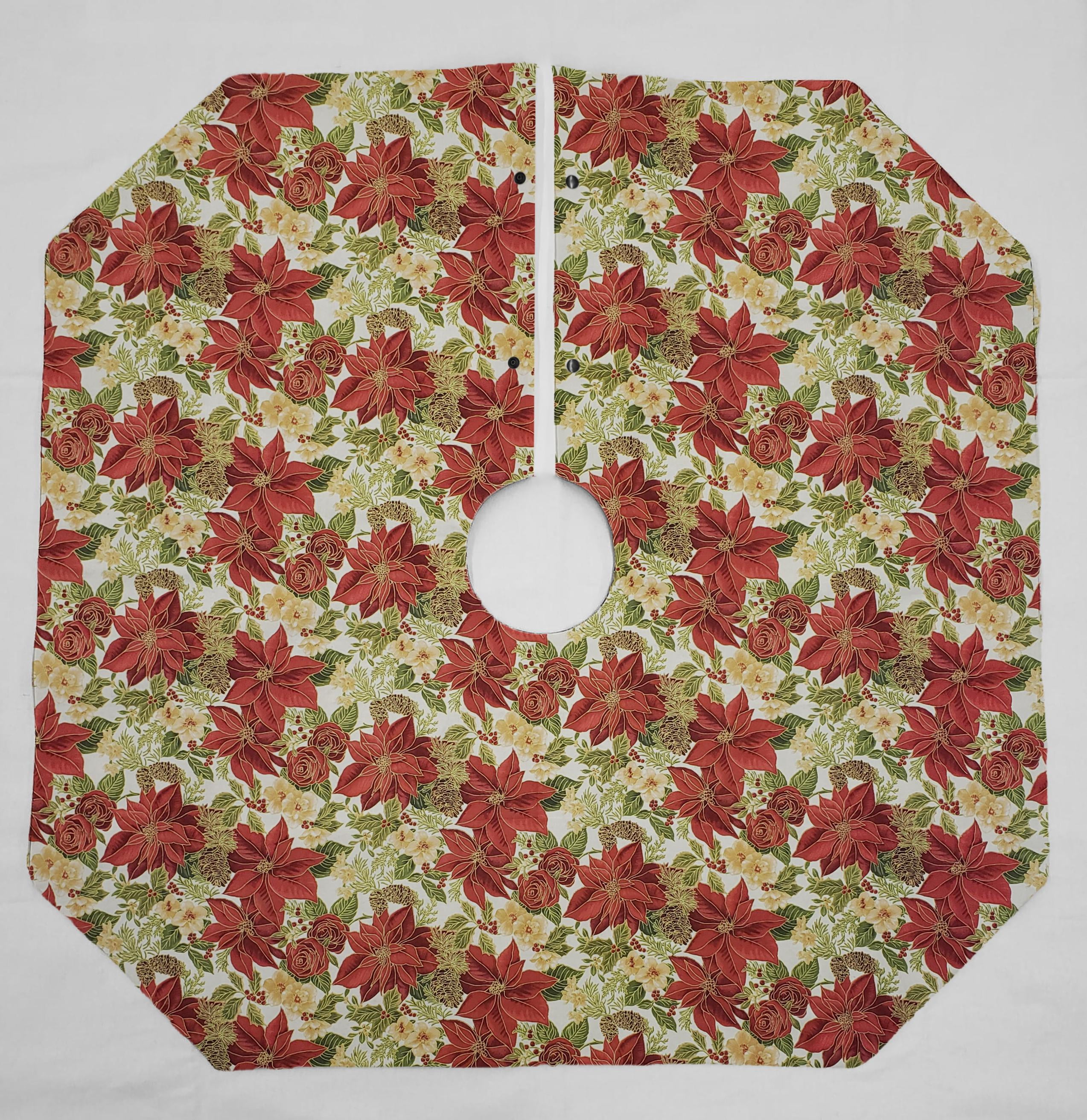 Christmas Tree Skirt by Penny's Needful Things (Christmas Poinsettia ...