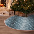 Christmas Tree Skirt - cool gray scale fish scales Halloween Tree Skirt ...