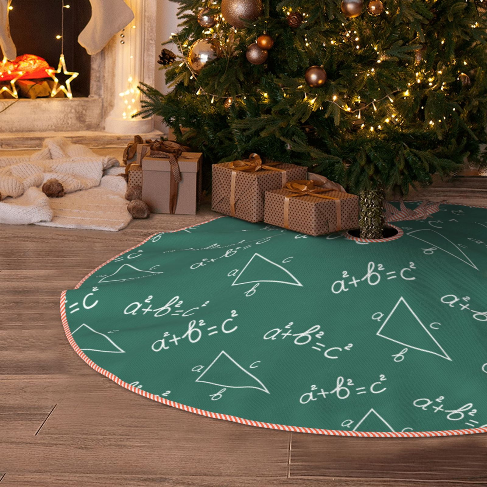 Christmas Tree Skirt - math formula equation Halloween Tree Skirt ...