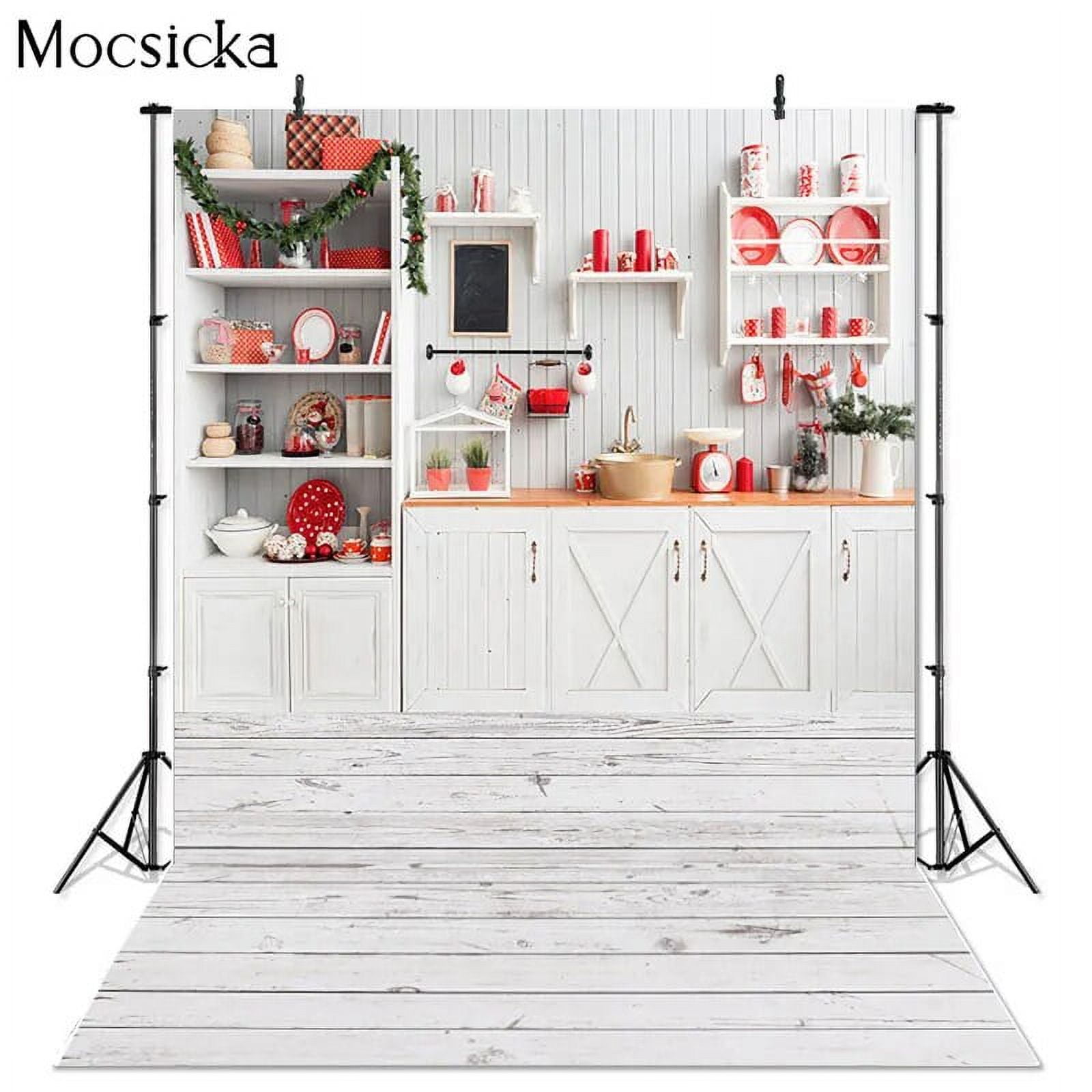 Christmas Tree Snowflake Backdrop For Photography Winter Snow Portrait Child Kids Background For ...