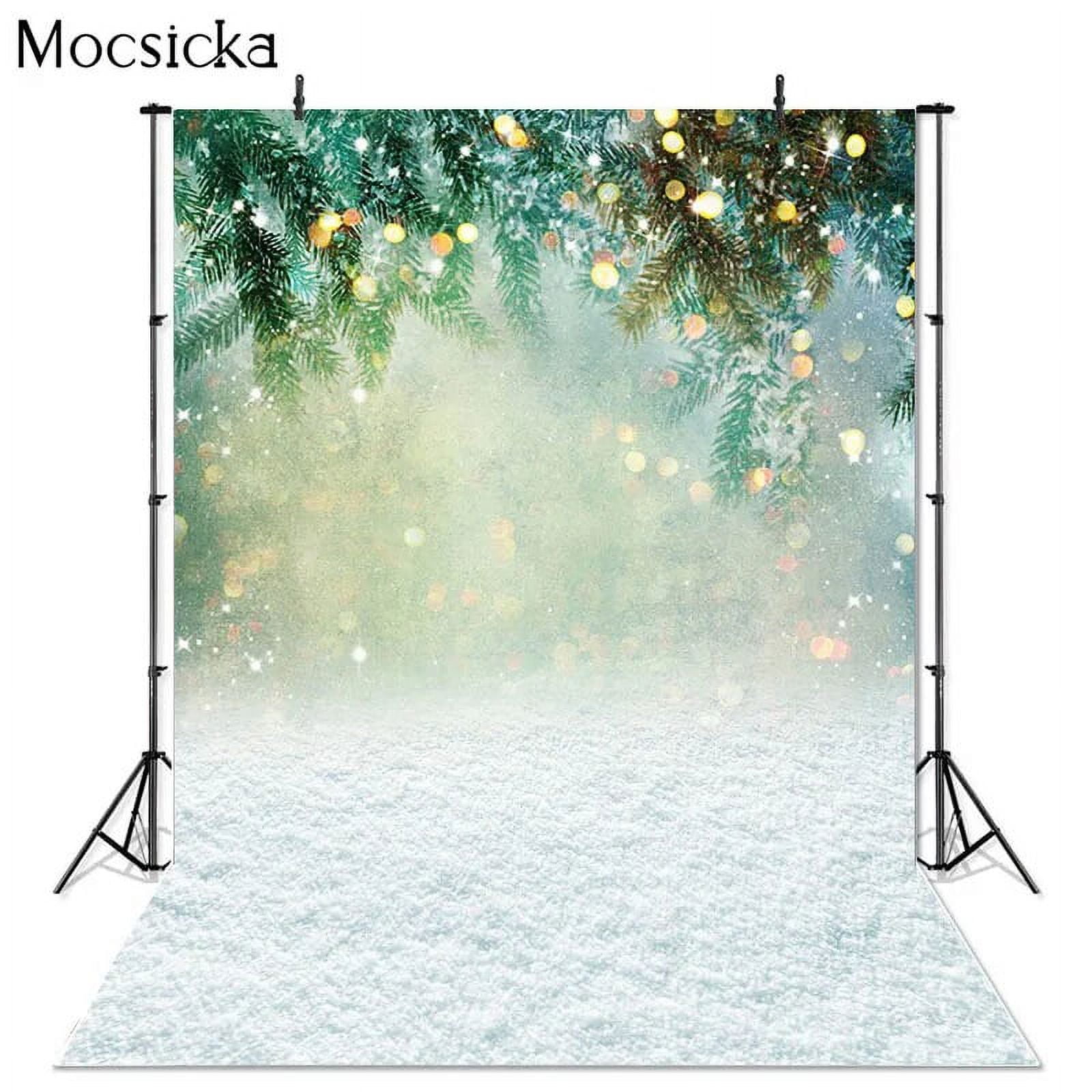 Christmas Tree Snowflake Backdrop For Photography Winter Snow Portrait ...
