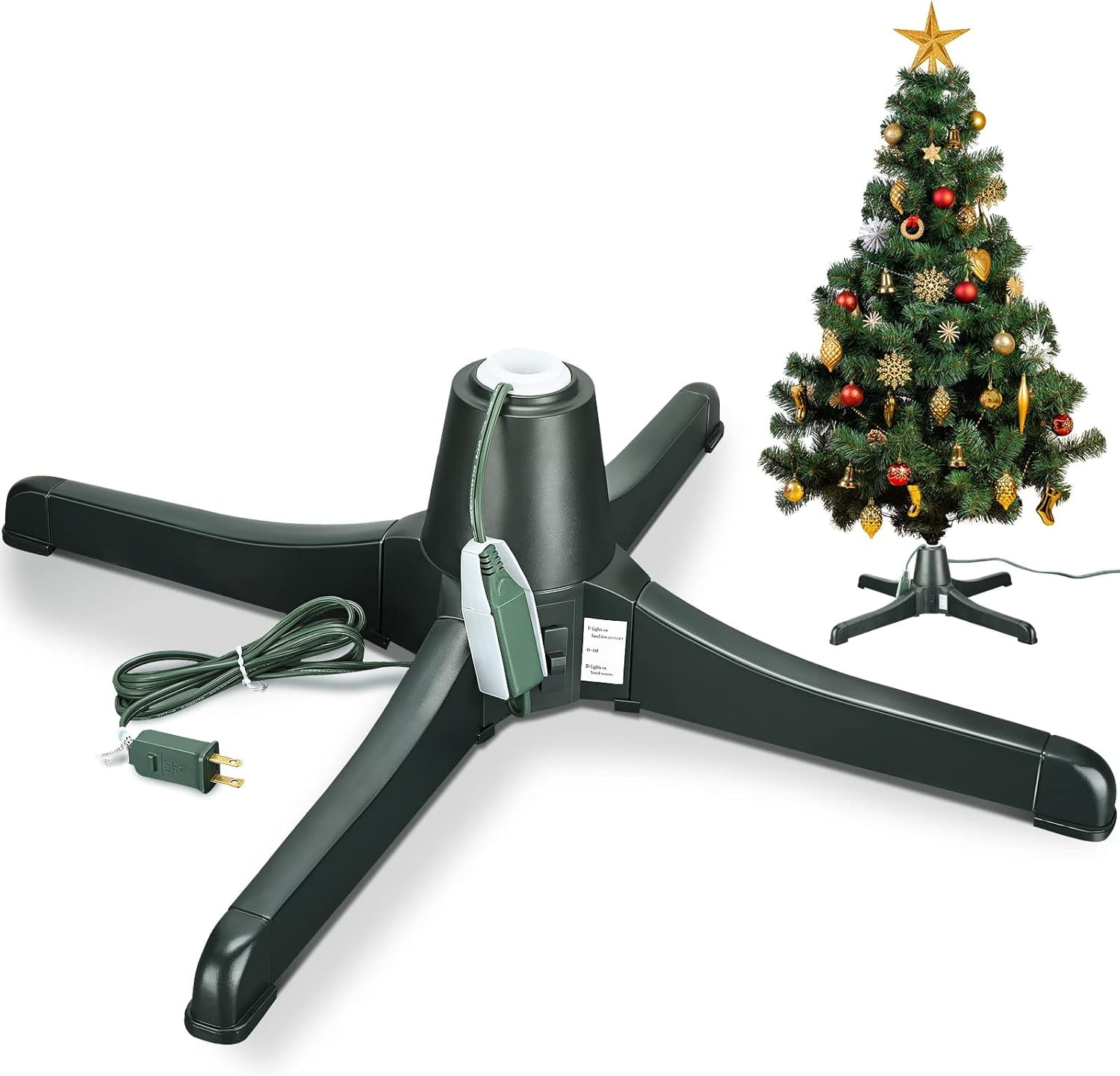 Christmas Tree Stand 360 Degree Rotating Adjustable Replacement ...