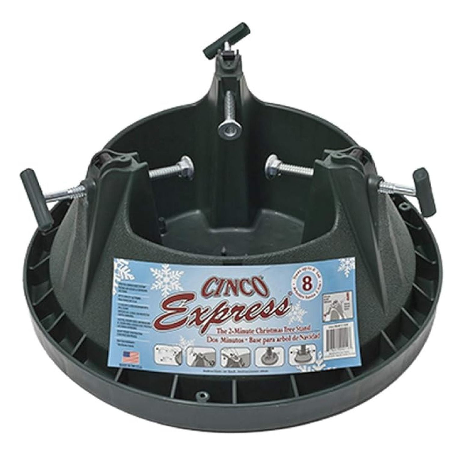 Christmas Tree Stand 8ft - Small Up Tree Stand with Push-Pull Locking ...