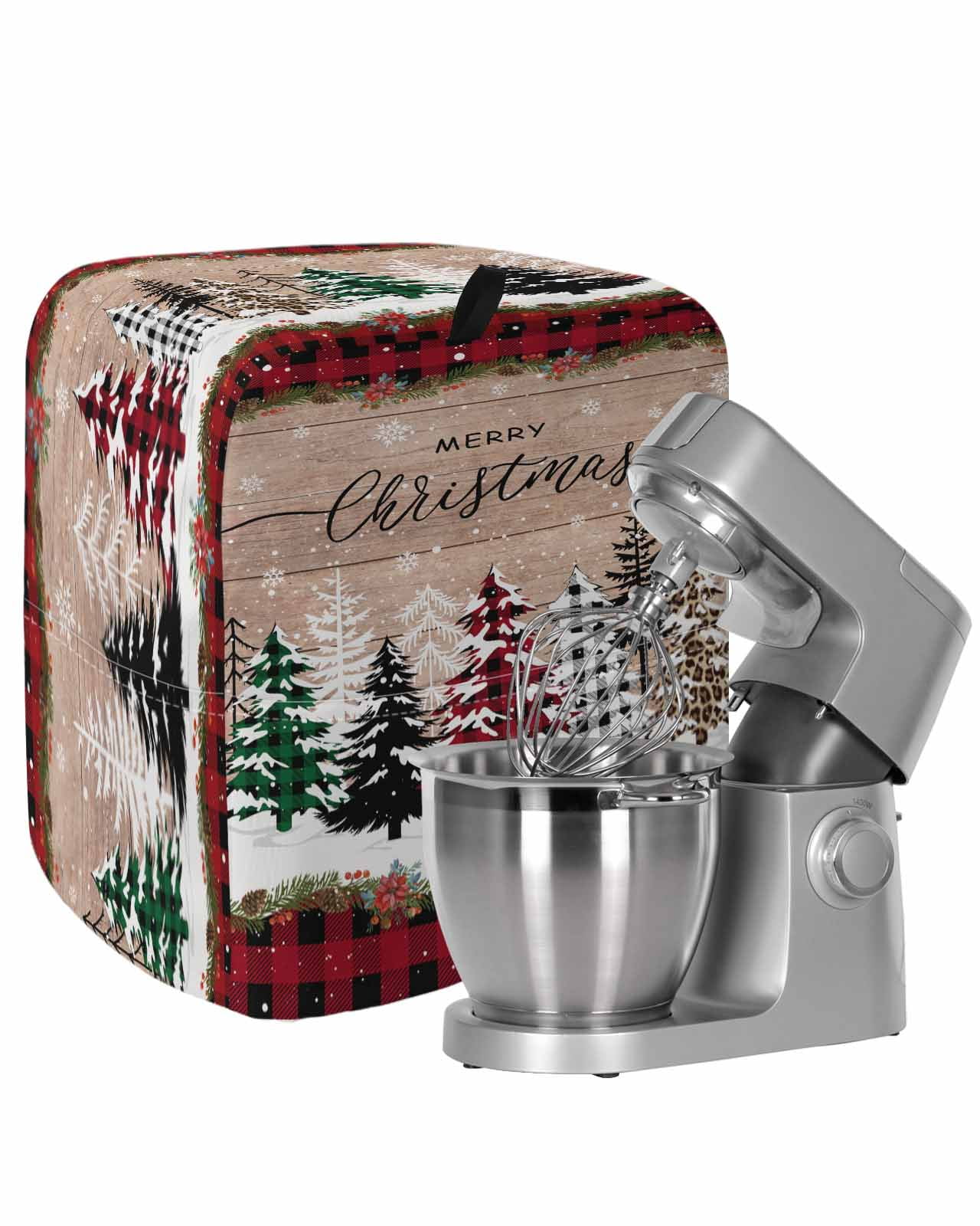 Christmas Tree Stand Mixer Dust Cover with Storage Pocket & Handles ...