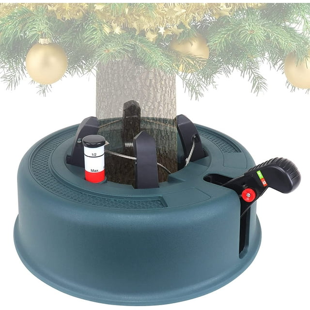 Christmas Tree Stand with Water Reservoir and Fast Clamp - Fits 6ft ...