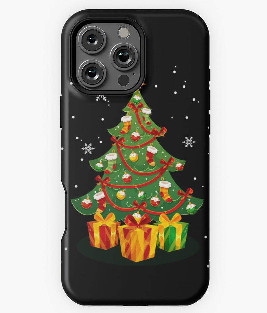 Christmas Tree Sticker Holiday Decor M05087 Phone case for iPhone 11 to ...