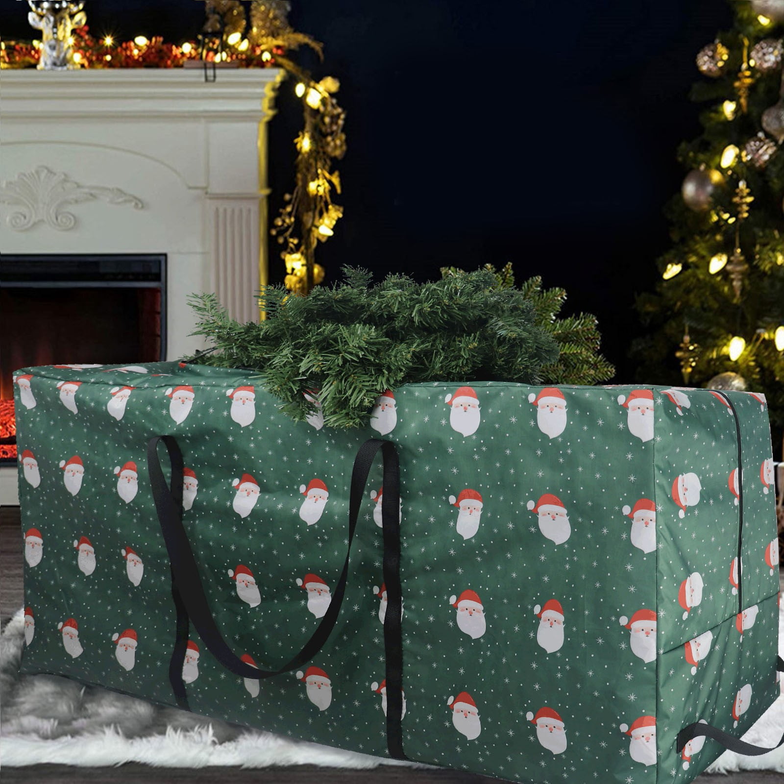 Christmas Tree Storage Bag - Fits Up to 7.5 Ft Tall Artificial Trees ...