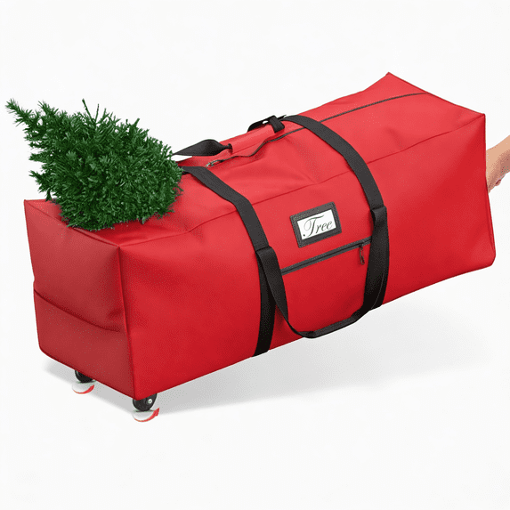 Christmas Tree Storage Bag, Large Artificial Anti-Tear Heavy-Duty 600D ...