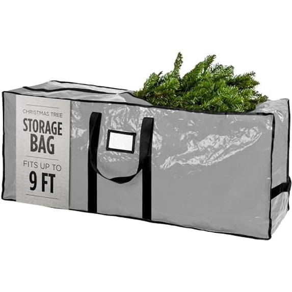 Christmas Tree Storage Bag - Stores 9 Foot Artificial Xmas Holiday Tree ...
