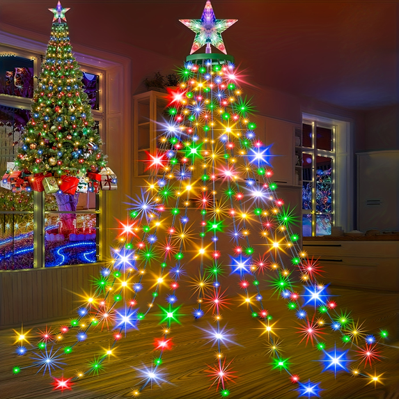 Christmas Tree String Lights Decorations With 400 LED Lights,IP44 ...