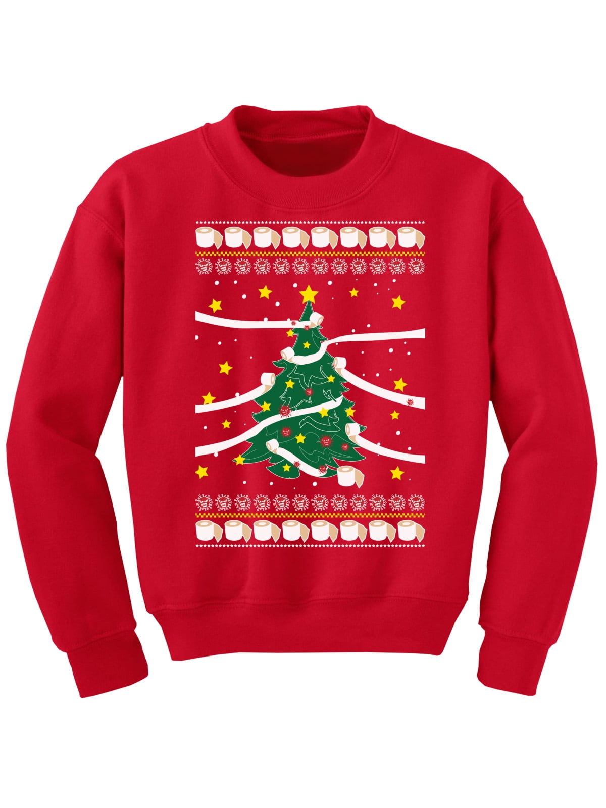 Christmas Tree Sweater for Girls Boys Toilet Paper Tree Merry Xmas ...