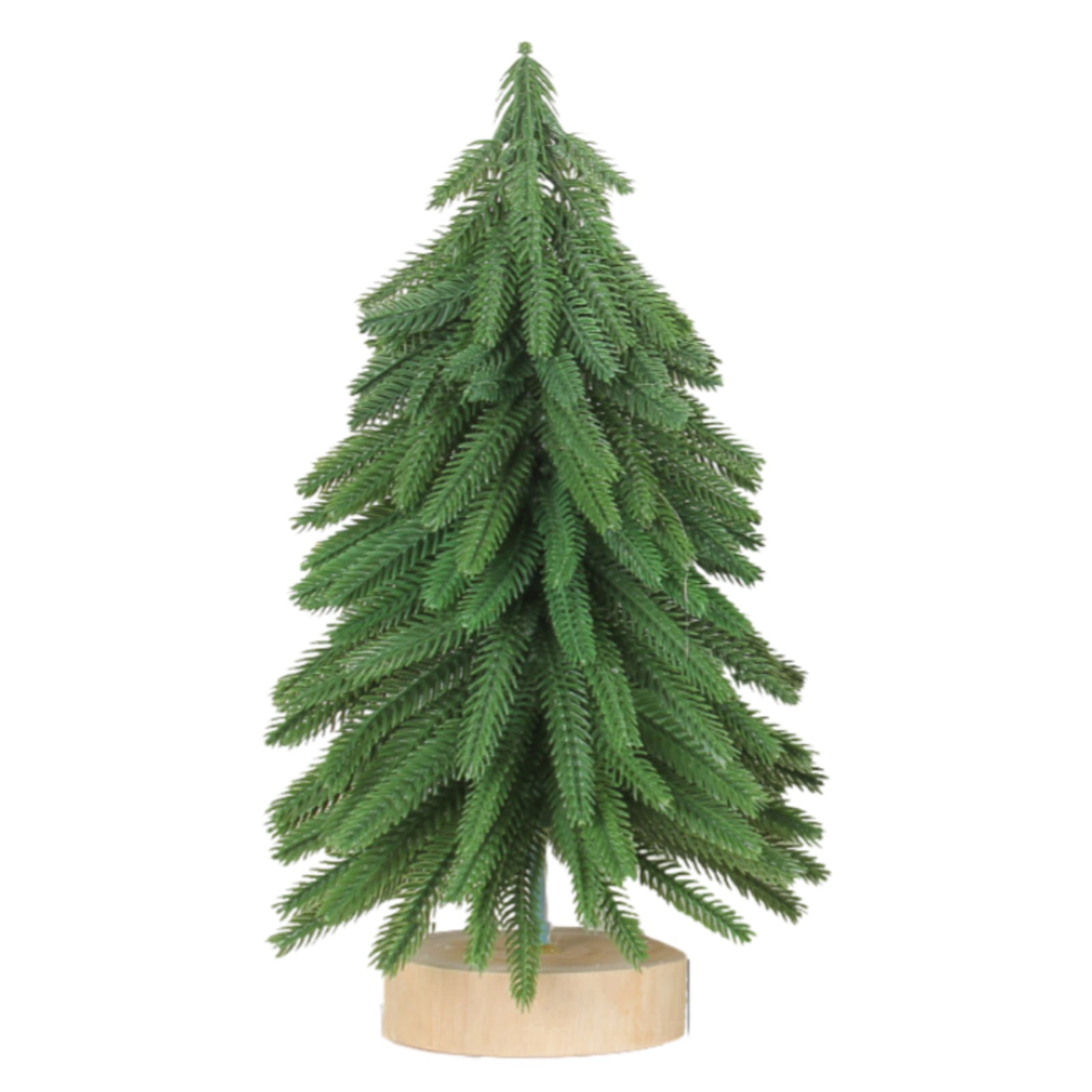 Christmas Tree Table Decor Artificial Snow Pine Trees Tabletop ...