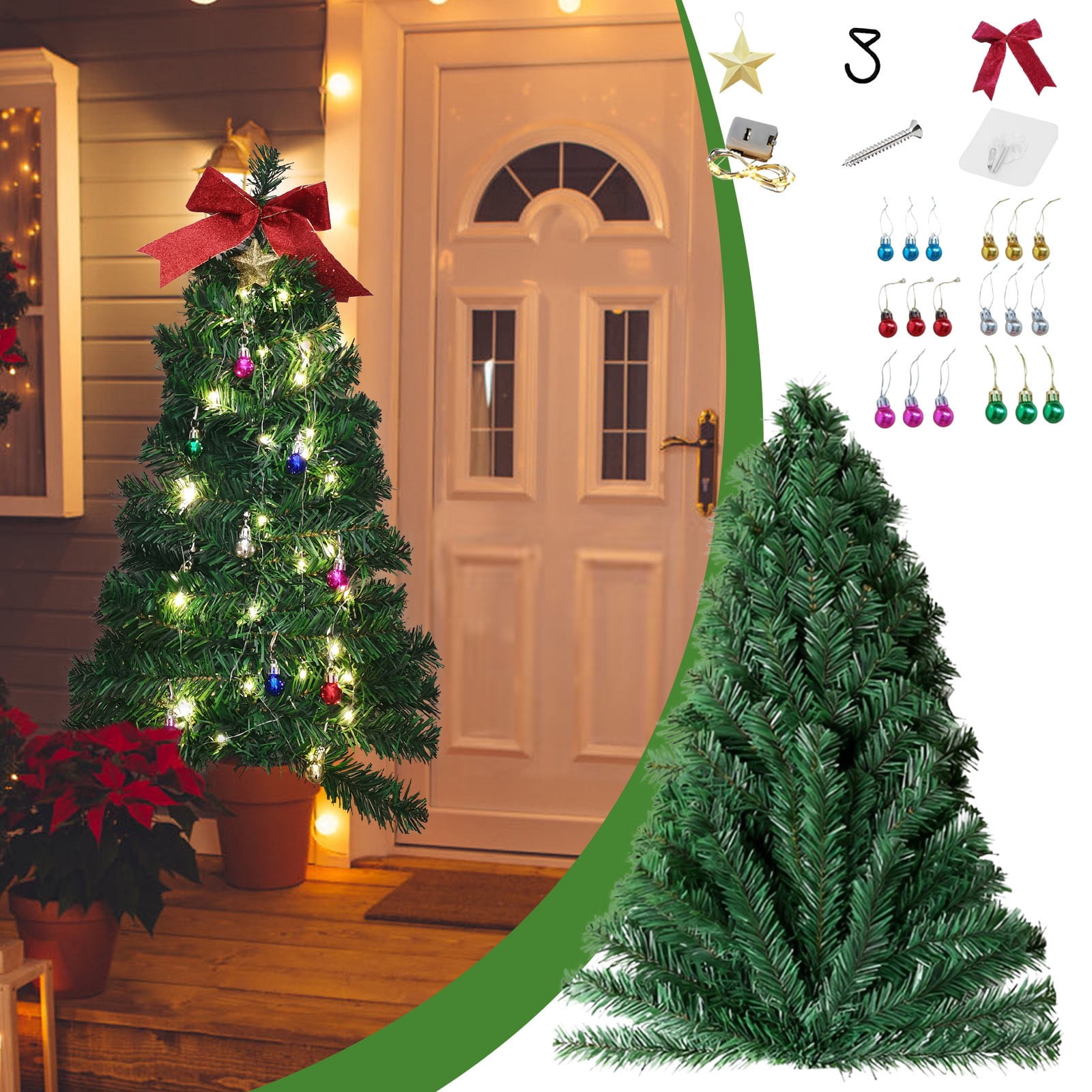 Christmas Tree Topper under $5! Yannianjz Christmas Five Pointed Star ...