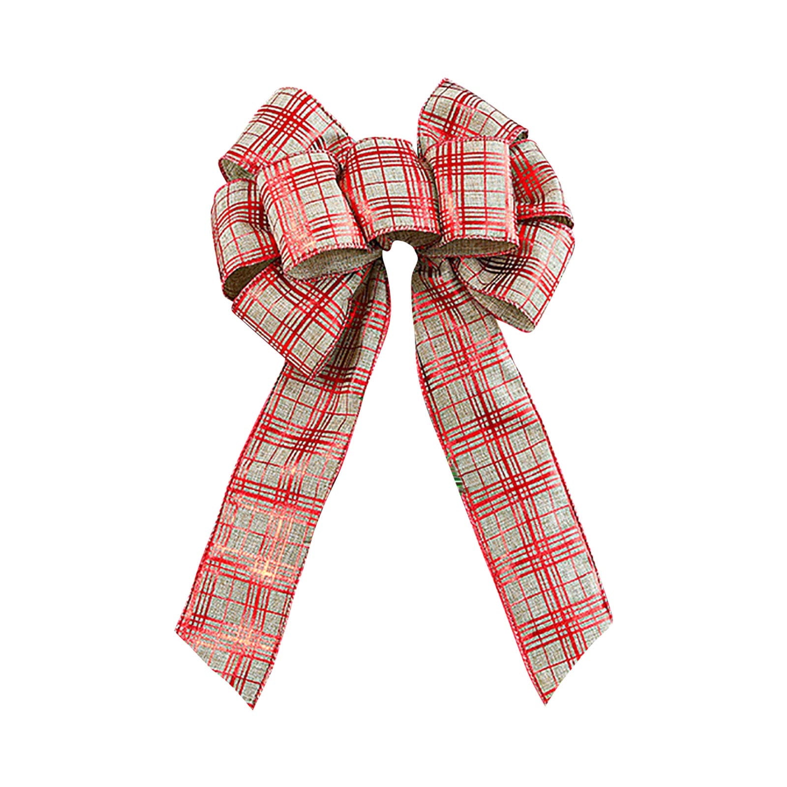 Christmas Tree Topper Bow,15×9.41inch Large Velvet Christmas Wreath ...