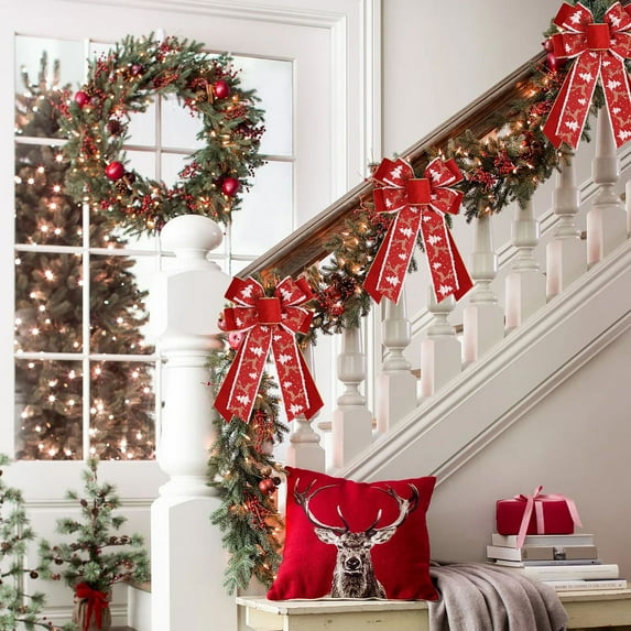 Christmas Tree Topper Bow under $5! Xqxayjr Christmas Tree Topper Bow ...