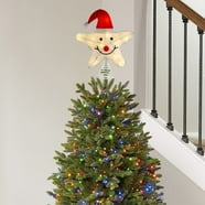 Illuminated Star Christmas Tree Topper with 3D Snowflake Projector ...