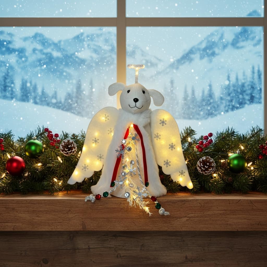 Christmas Tree Topper Decoration – Original Dog “Christmas Miracle ...