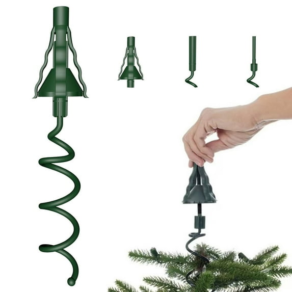 Christmas Tree Topper Holder, Universal Twist-on Tree Topper Stabilizer ...