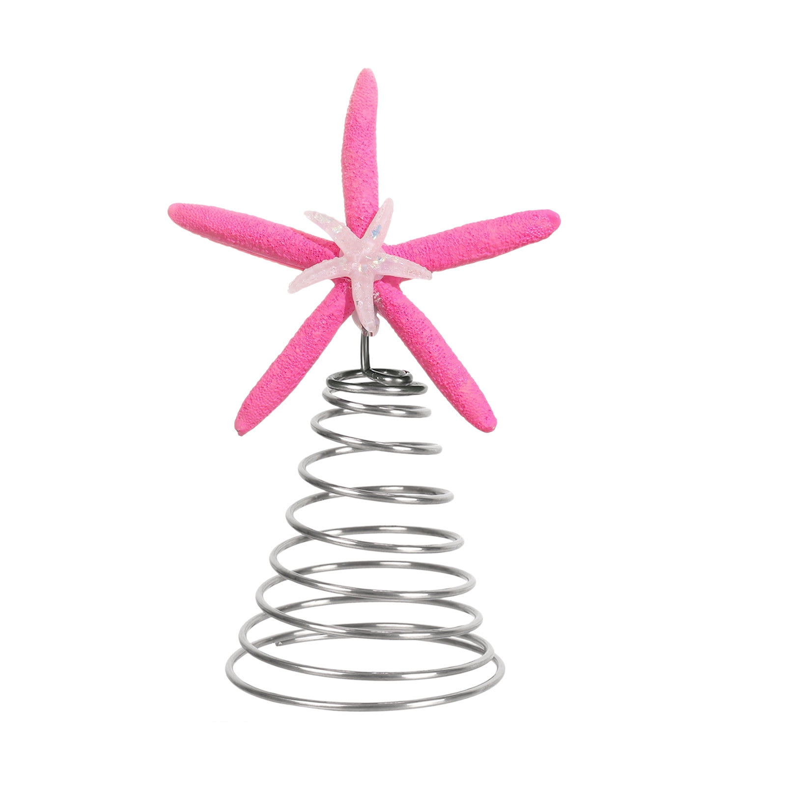 Christmas Tree Topper, Holiday Tree Decoration, Glittering Five Point ...