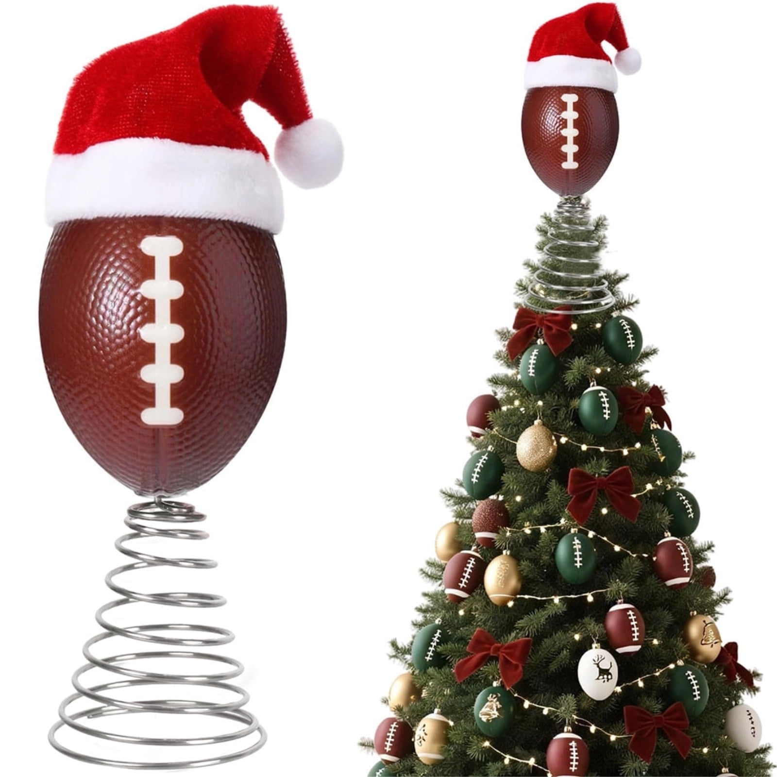 Christmas Tree Topper, Light Refraction Effects, Football Tree Topper ...