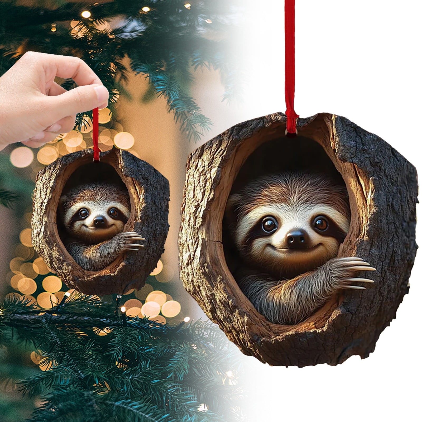 Christmas Decorations！ Lloopyting 1X Pendant Animal Christmas Ornament ...