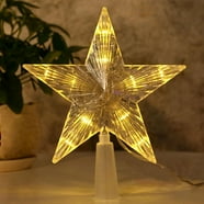 Brite Star 14.5" Winter Frost B/O Multi-Color LED Bethlehem Star ...