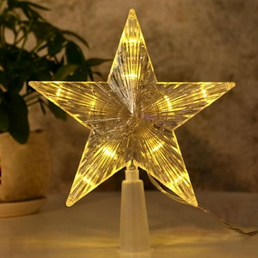 Brite Star 14.5" Winter Frost B/O Multi-Color LED Bethlehem Star ...