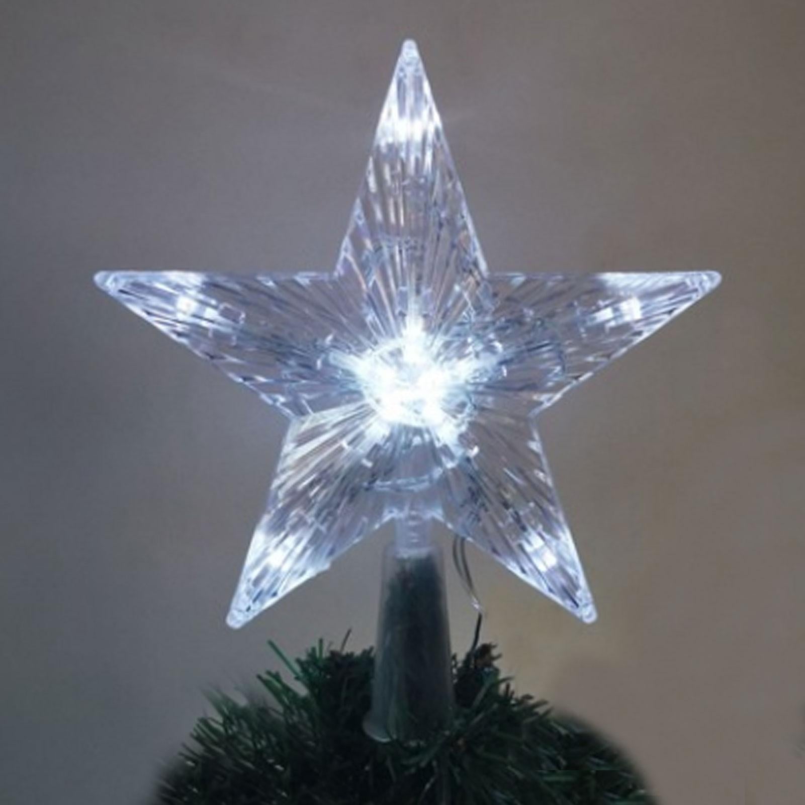 COOLMOVE Christmas Tree Topper Star, LED Color-Changing Light, Durable ...