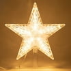 Walmart's Lightweight Gold LED Christmas Star Tree Topper with 30 ...
