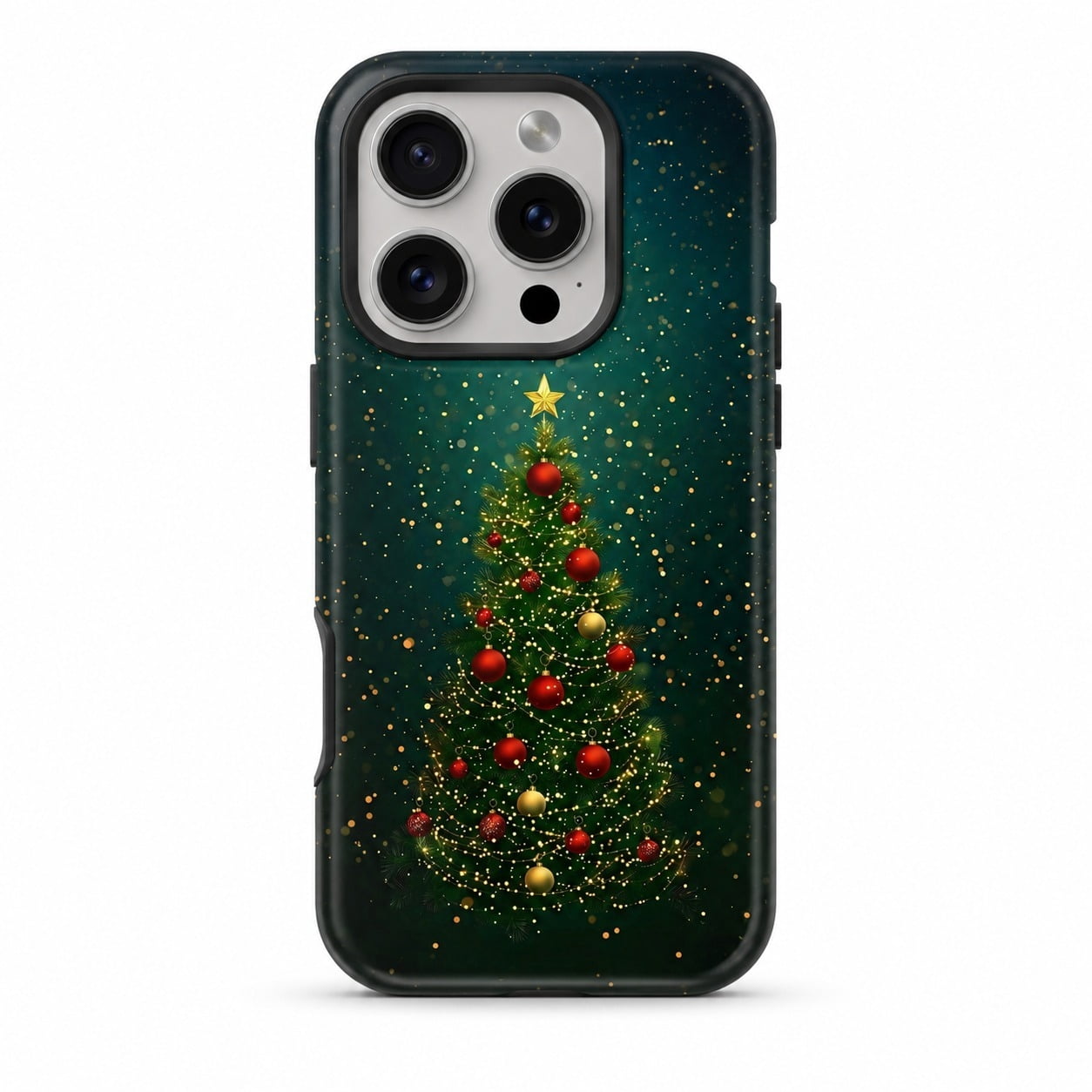 Christmas Tree Tough Phone Case for iPhone 17 16 15 14 13 12 11 ...