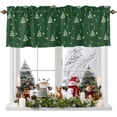 Christmas Tree Valances for Windows, Crutch Sugar Stars Retro Green Rod ...