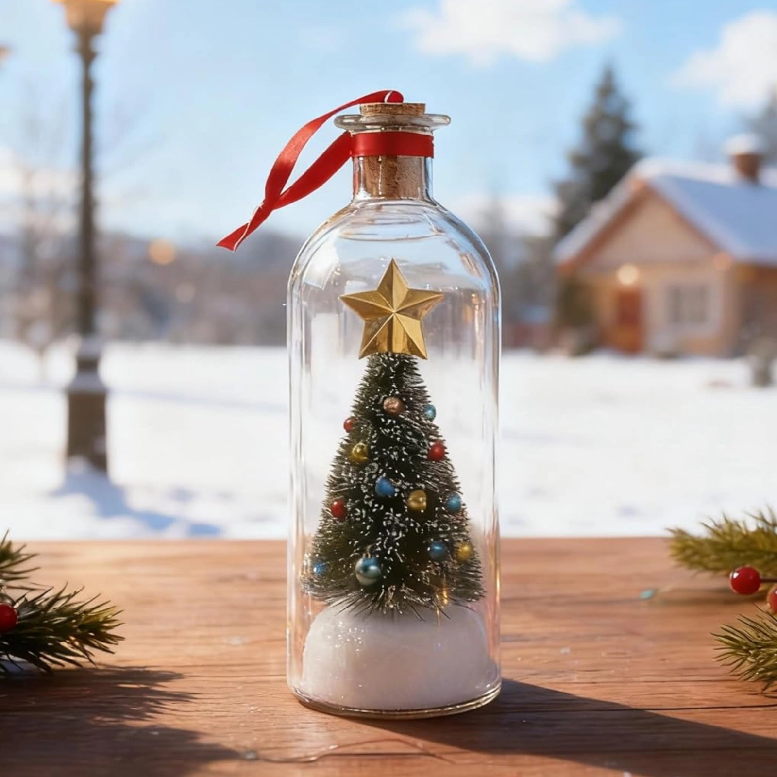 Christmas Tree Voice Message That can be Recorded in a Bottle - Retro ...