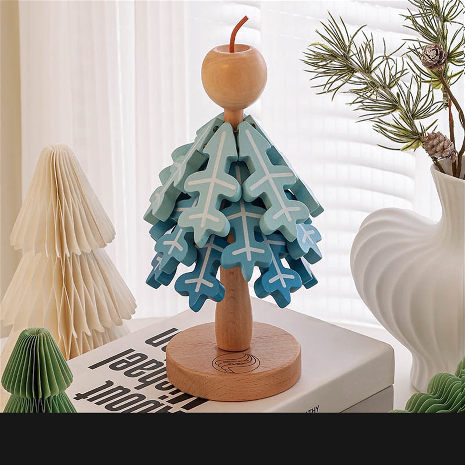 Christmas Tree Walnut Wood Trivet Set | Handcrafted Heat Resistant ...