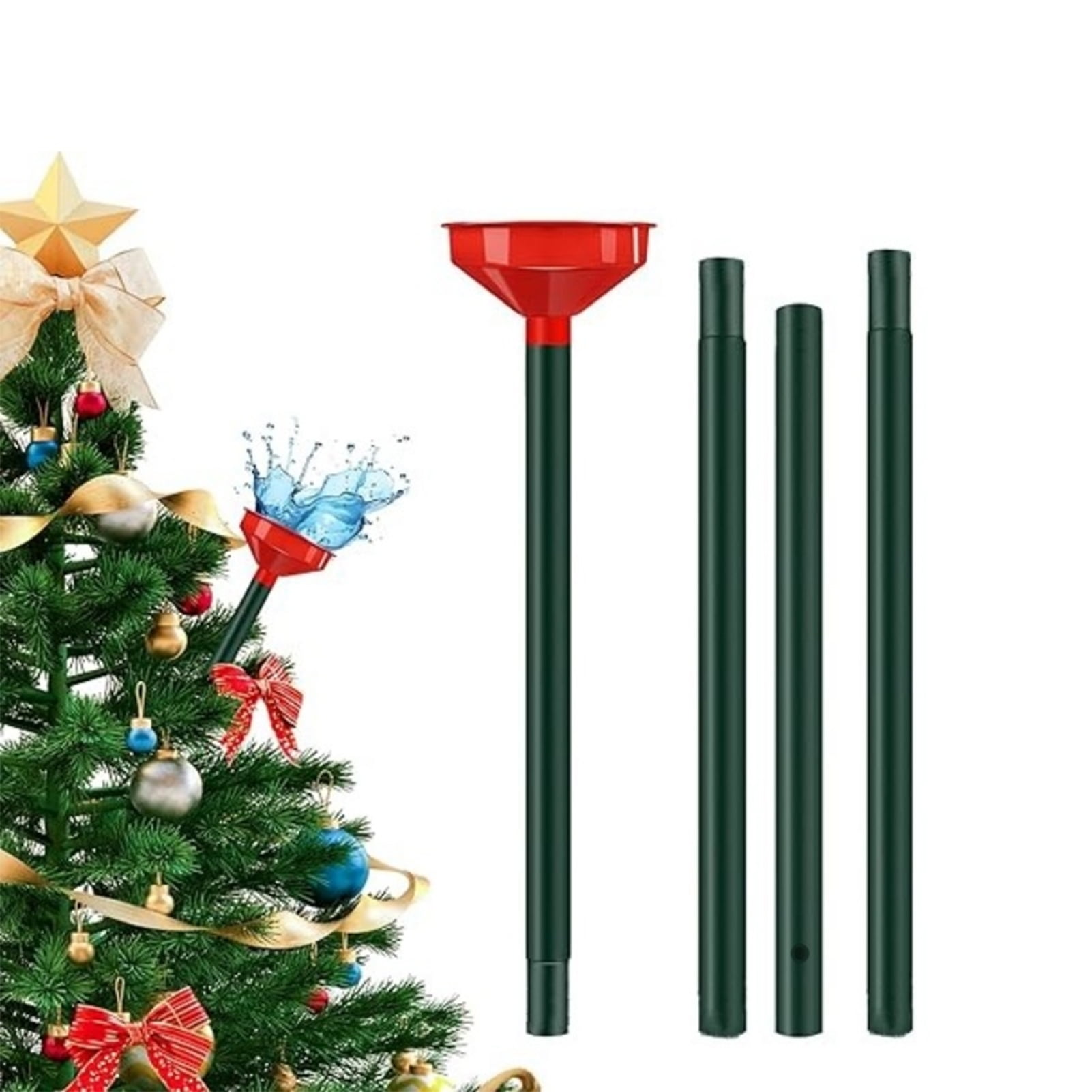 Christmas Tree Watering Funnel Wide Spout Funnel with Long Tube Easy ...