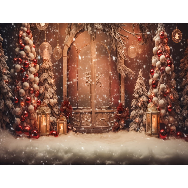 Christmas Tree With Gift Boxes Photography Backdrops Winter Decorations ...